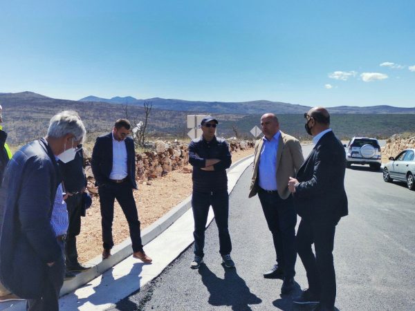 Federalni ministar Denis Lasić u obilasku gradilišta Južne obilaznice ...